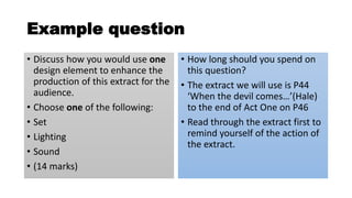 Design act one set | PPT