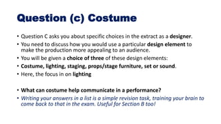 Design act two scene two costume | PPTX | Theater | Fine Art