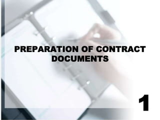 Design a house contract document stage | PPTX