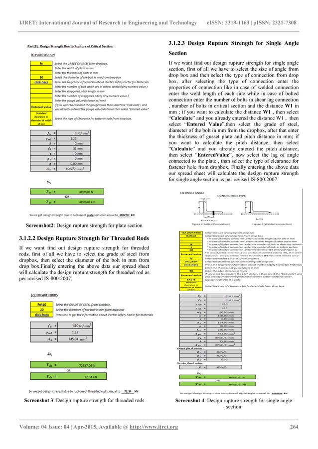 Design aids for tension members as per revised is 800 2007 | PDF