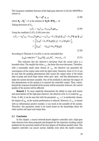 Design an adaptive controller and a state observer based on neural ...