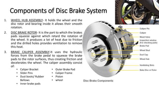 Design,analysis and optimization of disc brake | PPTX