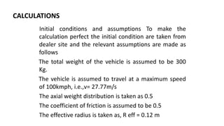 Design,analysis and optimization of disc brake | PPTX