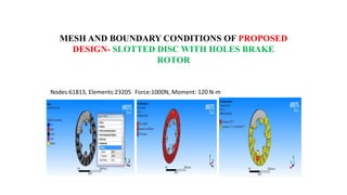 Design,analysis and optimization of disc brake | PPTX
