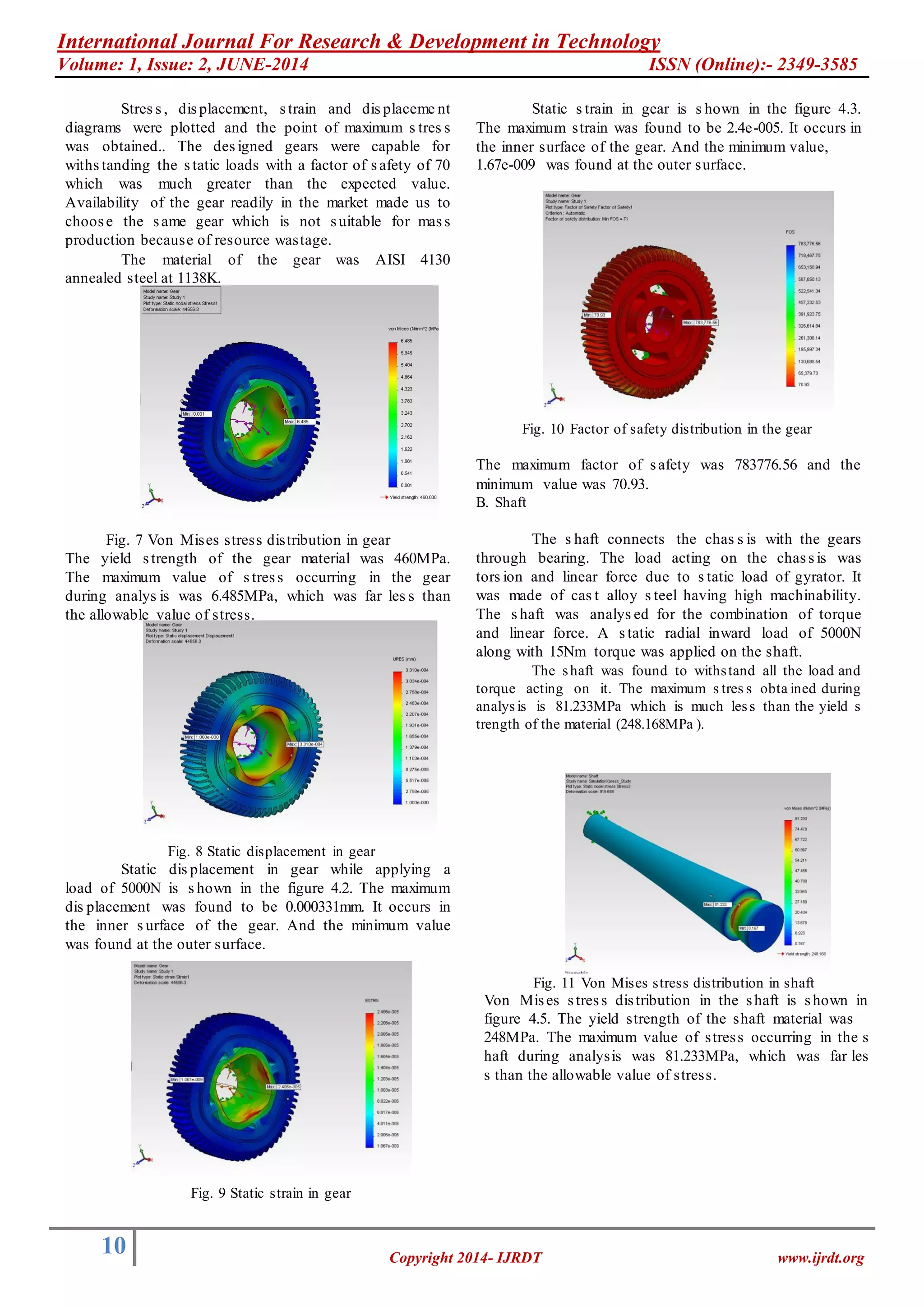 Design, analysis and performance evaluation of a mechanical gyrator | PDF