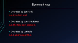Design & Analysis of Algorithms Techniques | PPT | Free Download