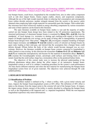 Design analysis of bumper beam subjected to offset impact loading for ...