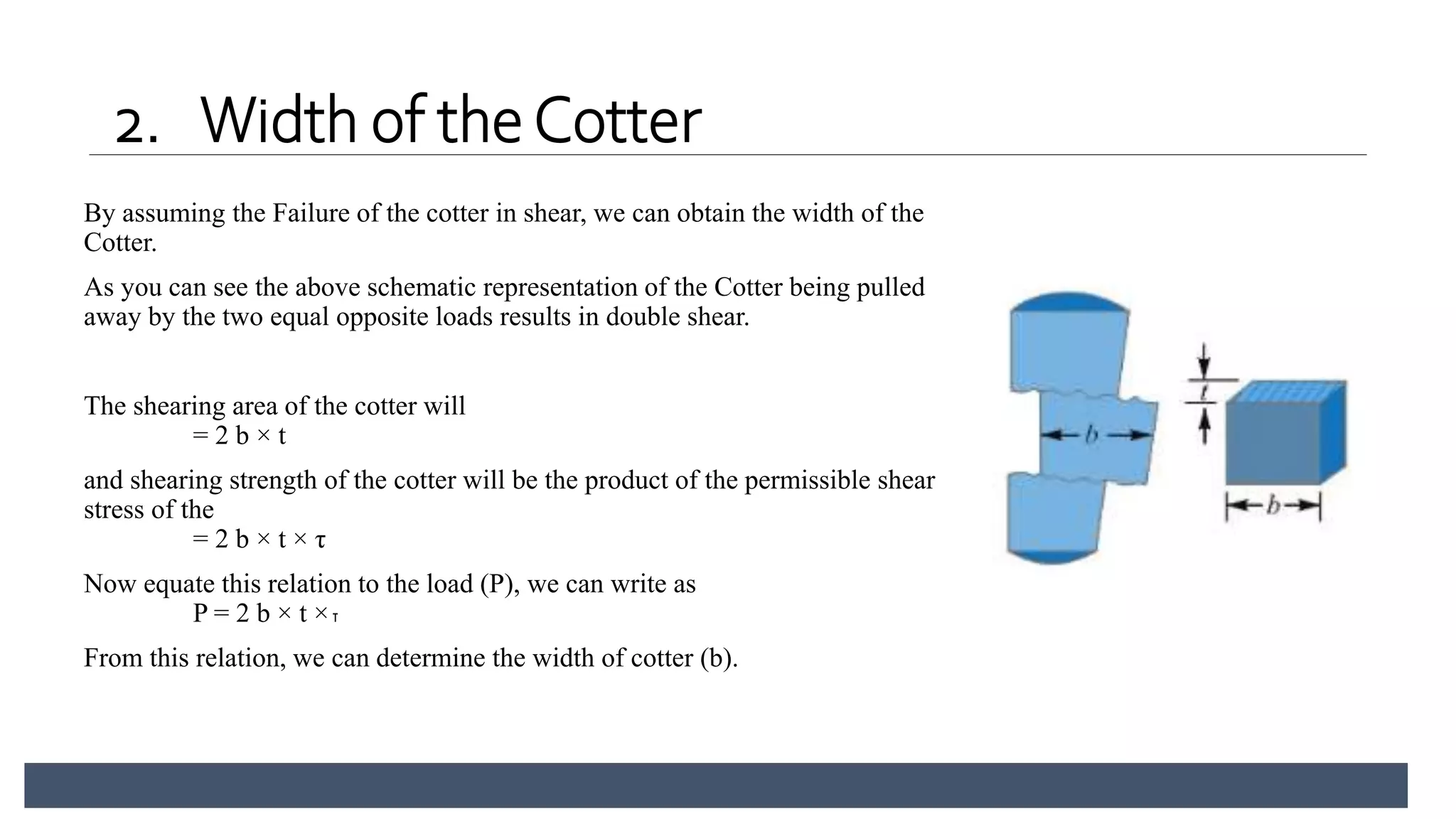 Design analysis of Cotter joint used in piston rod and crosshead a.pptx