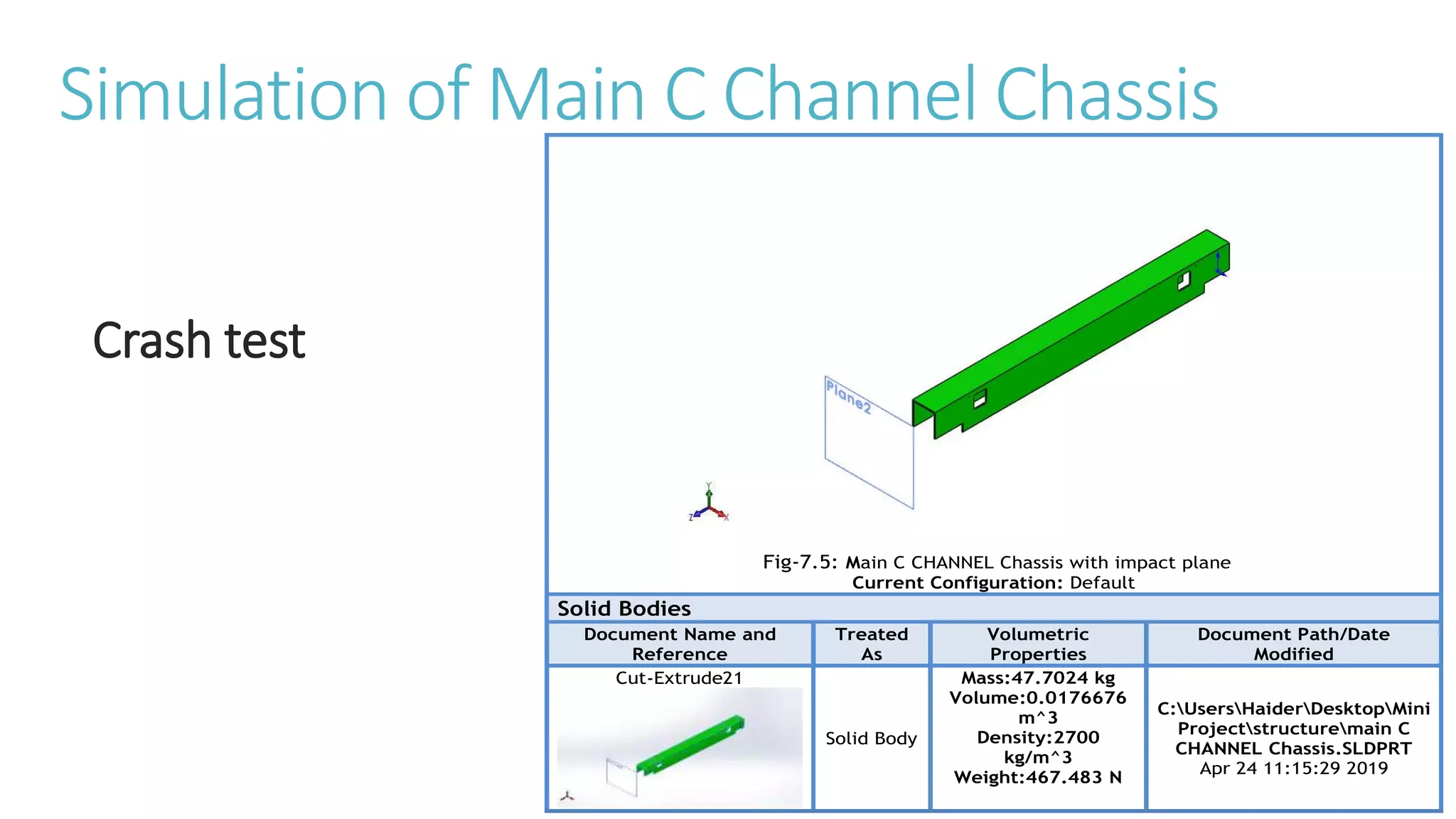 Design & Analysis of vehicle chassis | PPTX