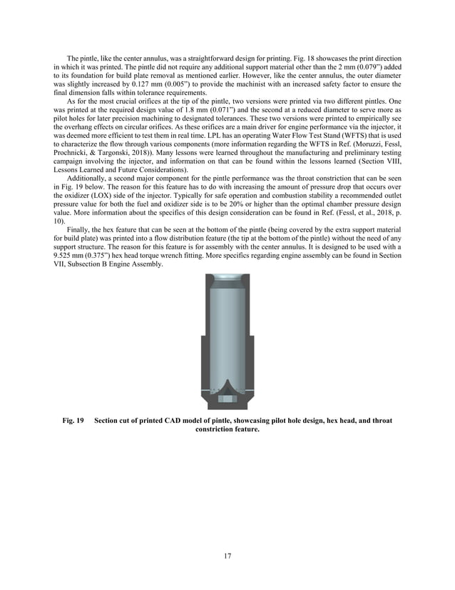 Design and Additive Manufacturing Considerations for Liquid Rocket ...