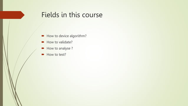 Design And Analysis Of Algorithm Lec 1pptx Free Download