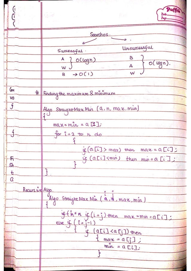 Design and Analysis of Algorithms Notes - Ronak Sumbaly | PDF
