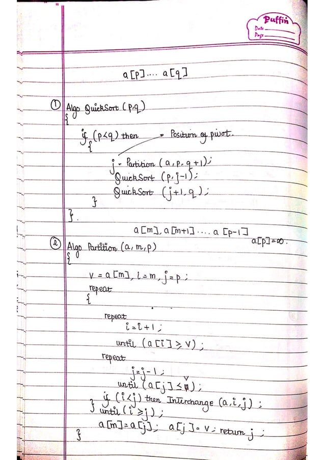 Design and Analysis of Algorithms Notes - Ronak Sumbaly | PDF