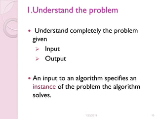 Design and analysis of algorithms | PDF
