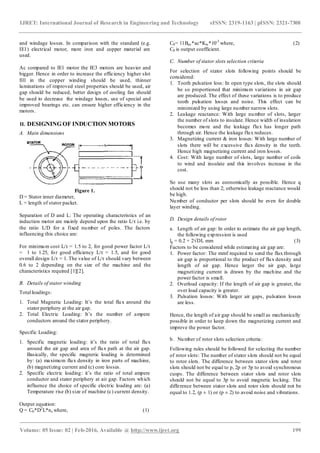Design and analysis of a premium efficiency (ie3) induction motor | PDF