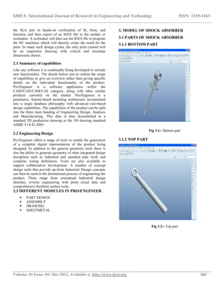 Design and analysis of a shock absorber | PDF