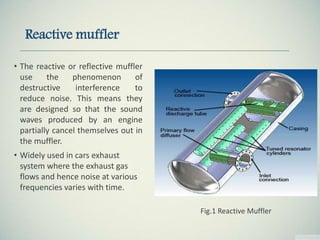 Design and analysis of automotive muffler.pptx
