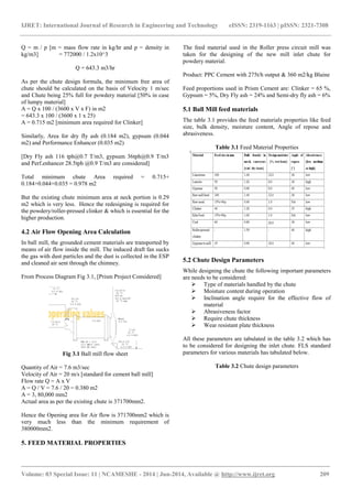 Design and analysis of ball mill inlet chute for roller press circuit ...