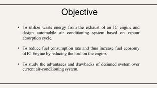 Design and Analysis of Car Air-conditioning system using exhust gases.pptx