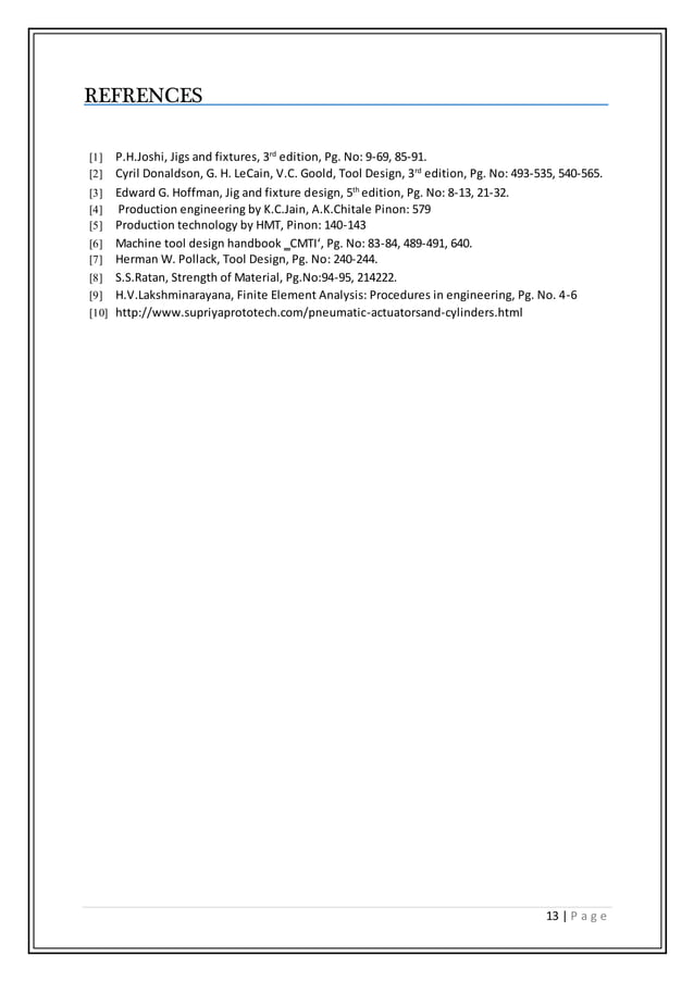 Design and analysis of drill jig | DOCX | Woodworking | Arts and Crafts