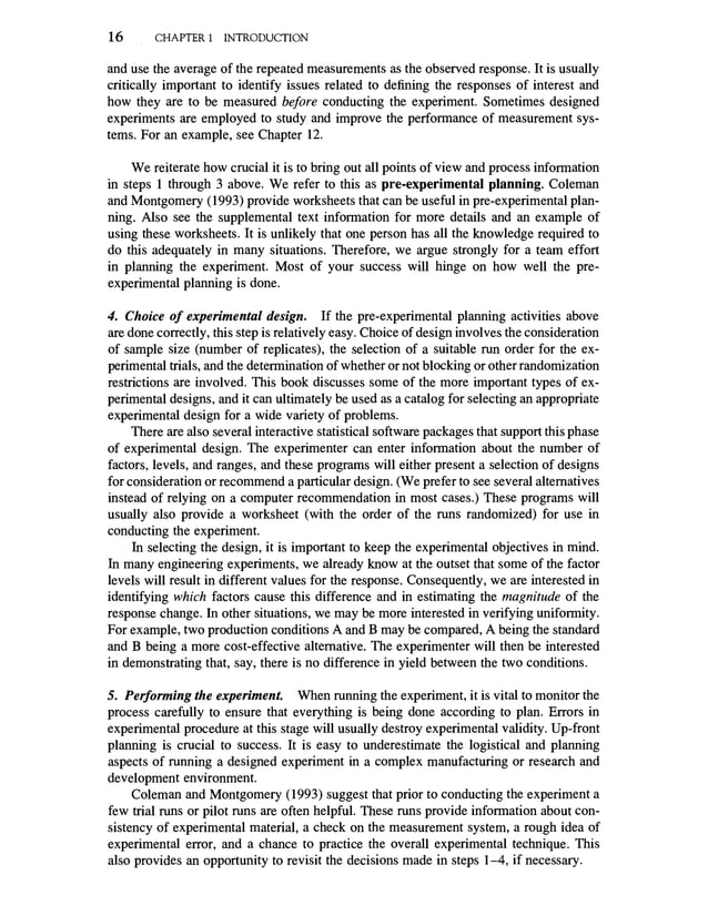 Design and Analysis of Experiments | PDF