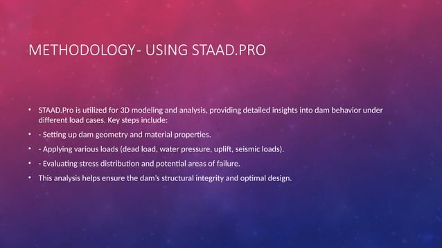 Design and Analysis of Gravity Dam Using STAAD.pptx