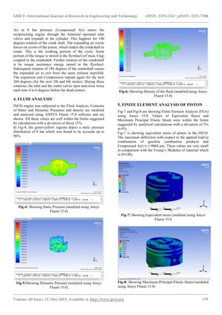 Design and analysis of internal combustion compressed air hydrid engine (inco) | PDF