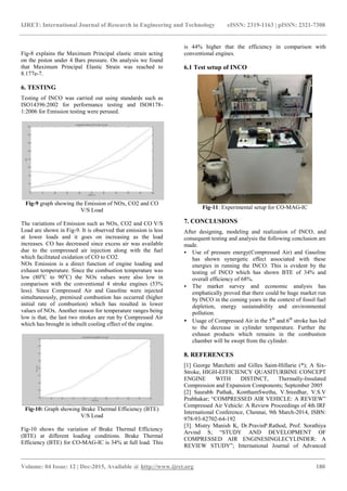 Design and analysis of internal combustion compressed air hydrid engine ...