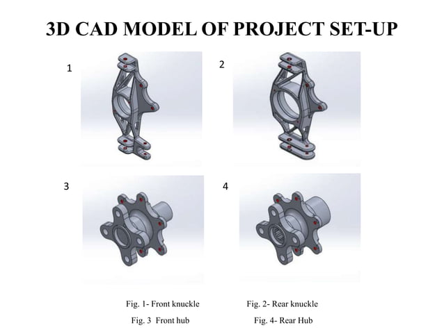 Design and analysis of knuckle and hub of FSAE race car | PPTX ...