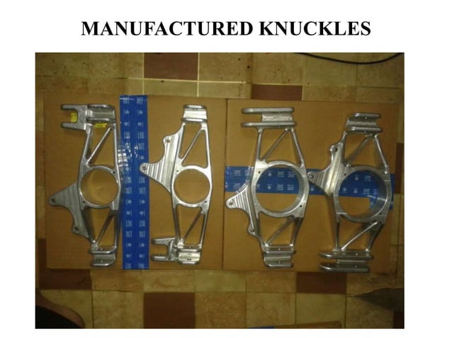 Design and analysis of knuckle and hub of FSAE race car | PPTX ...