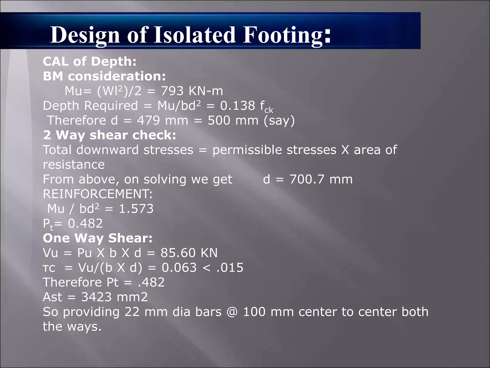 Design and analysis of RC structures with flat slab | PPT