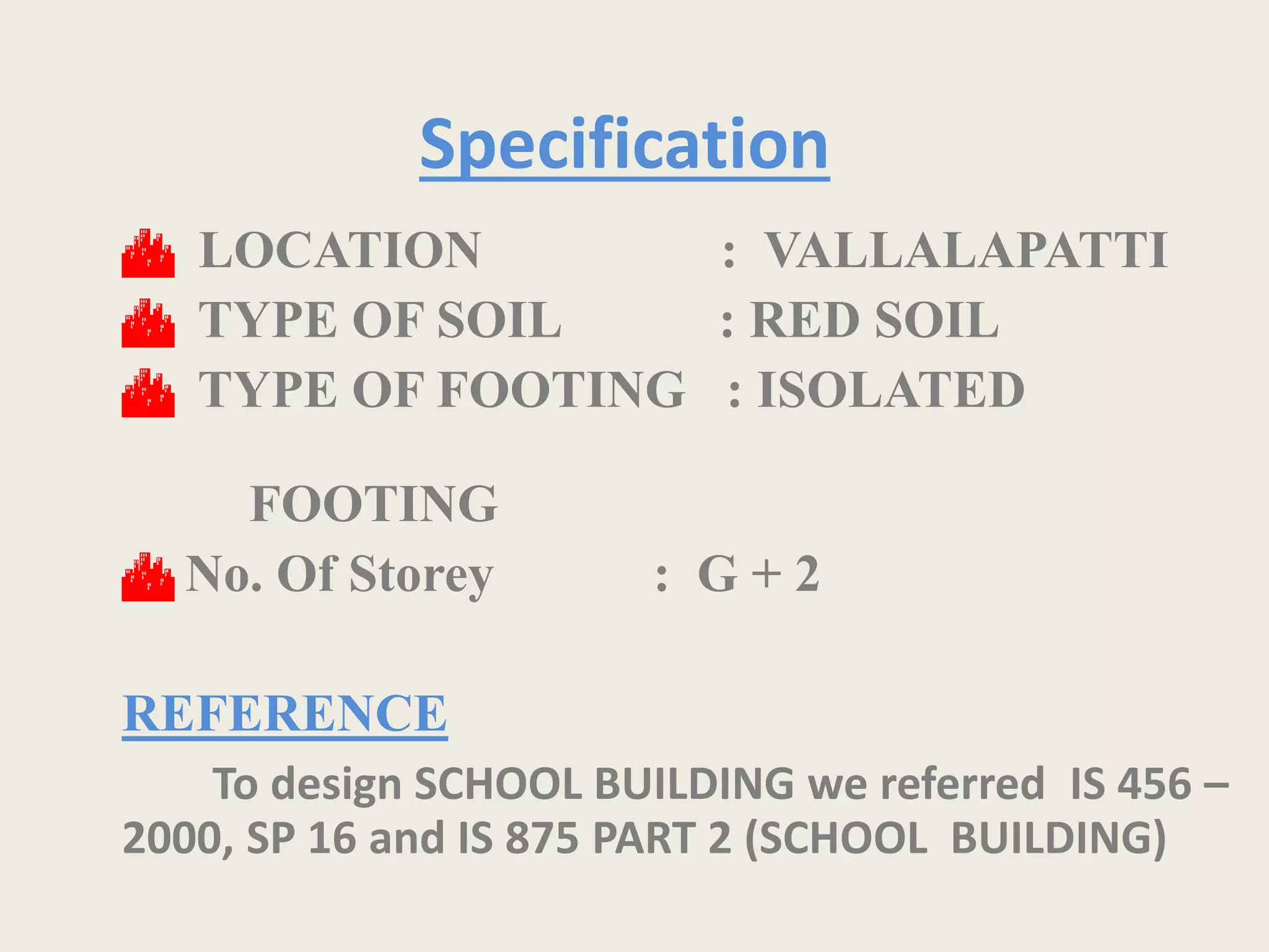 Design and analysis of school building | PPTX