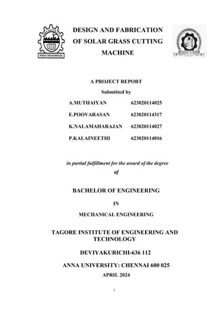 Design and analysis of solar grass cutter.pdf