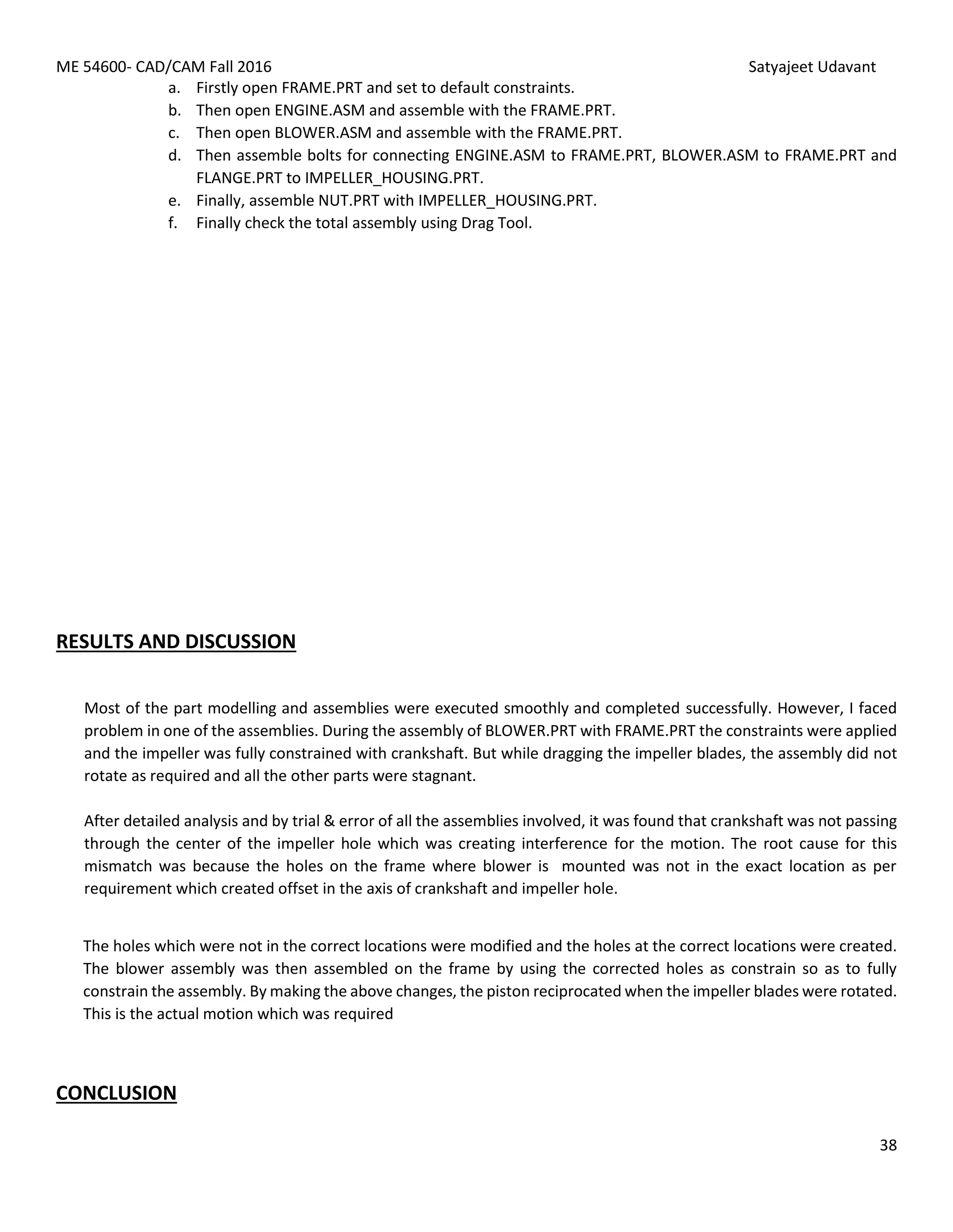 Design and assembly of air circulator | PDF