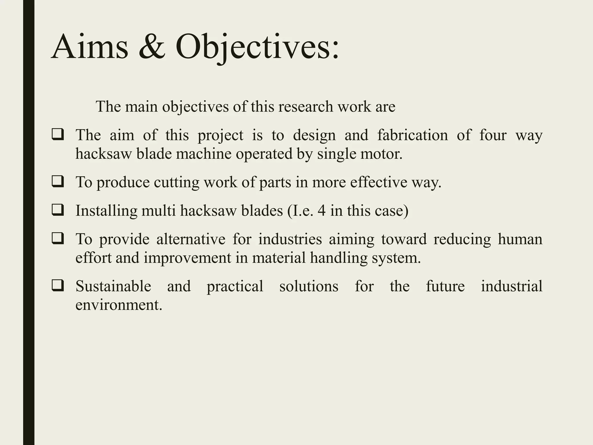design and calcultions of four way hacksaw ppt.pptx