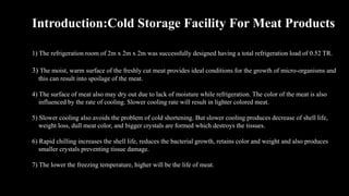 Design and claculation load of cold storage | PPTX