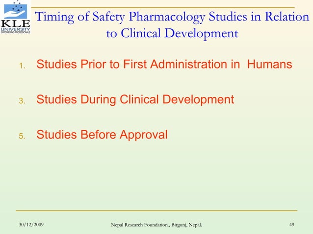 Design And Conduct Safety Pharmacology And Toxicology Study For ...