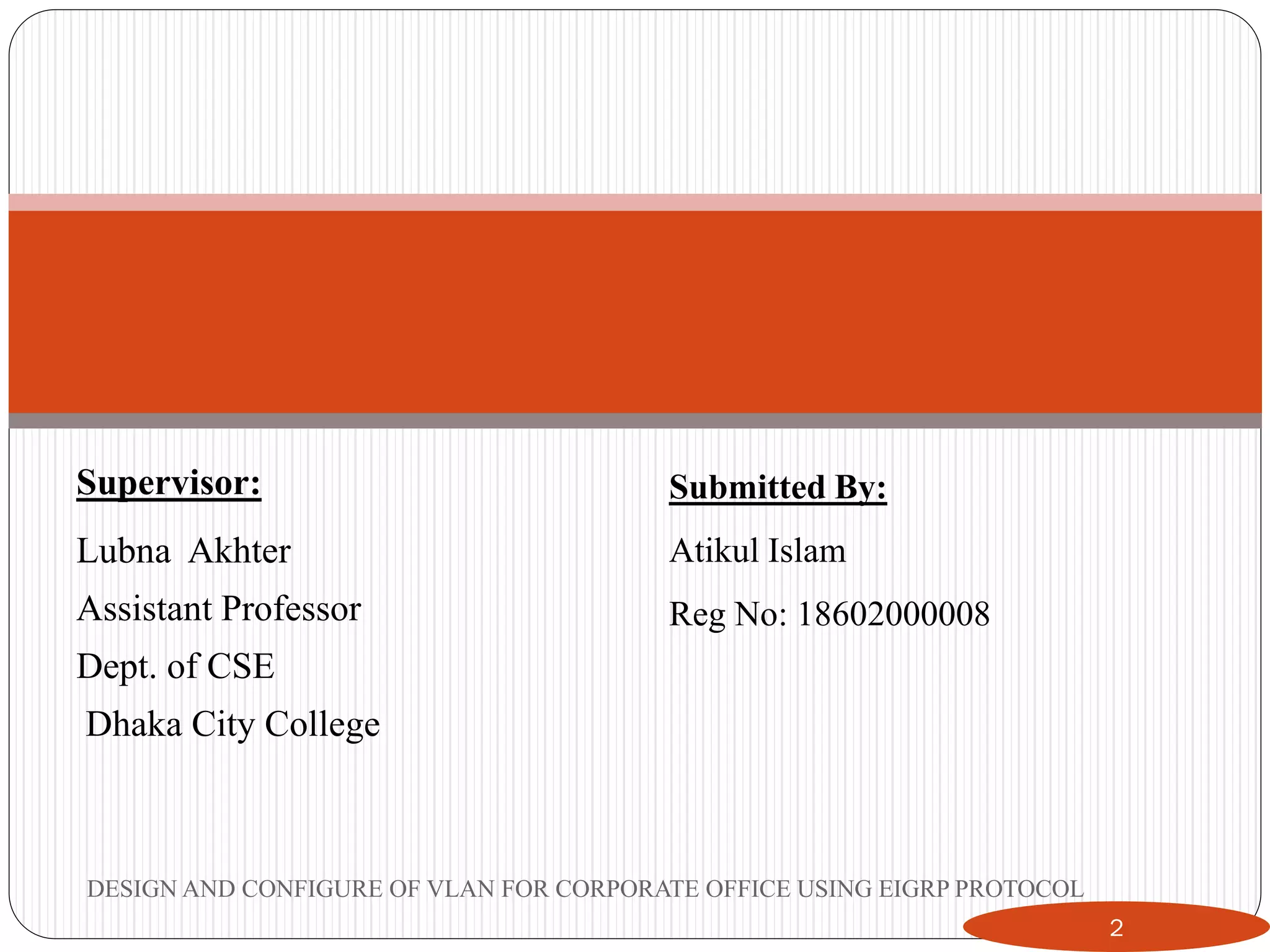 Design And Configuration Of Vlan For Corporate Office Using Eigrp Protocolpdf