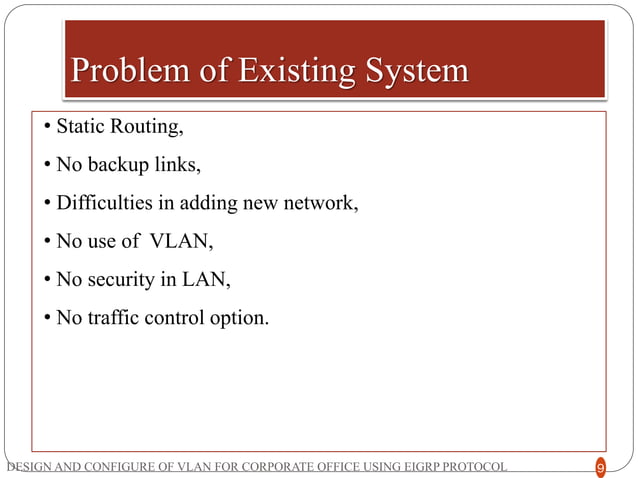 Design And Configuration Of Vlan For Corporate Office Using Eigrp Protocolpdf