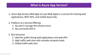 Design and Configure Azure App Service Web Apps | PDF
