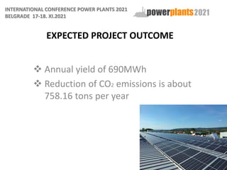 Design and construction of a photovoltaic solar power plant of 500 kw | PDF