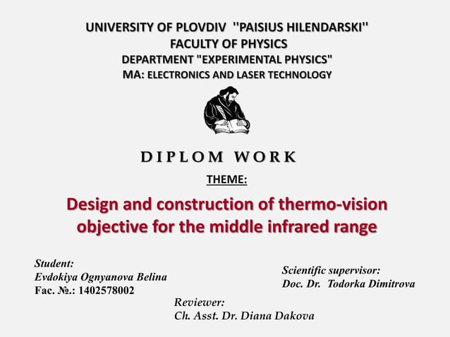Design and construction of thermo-vision objective for the middle ...
