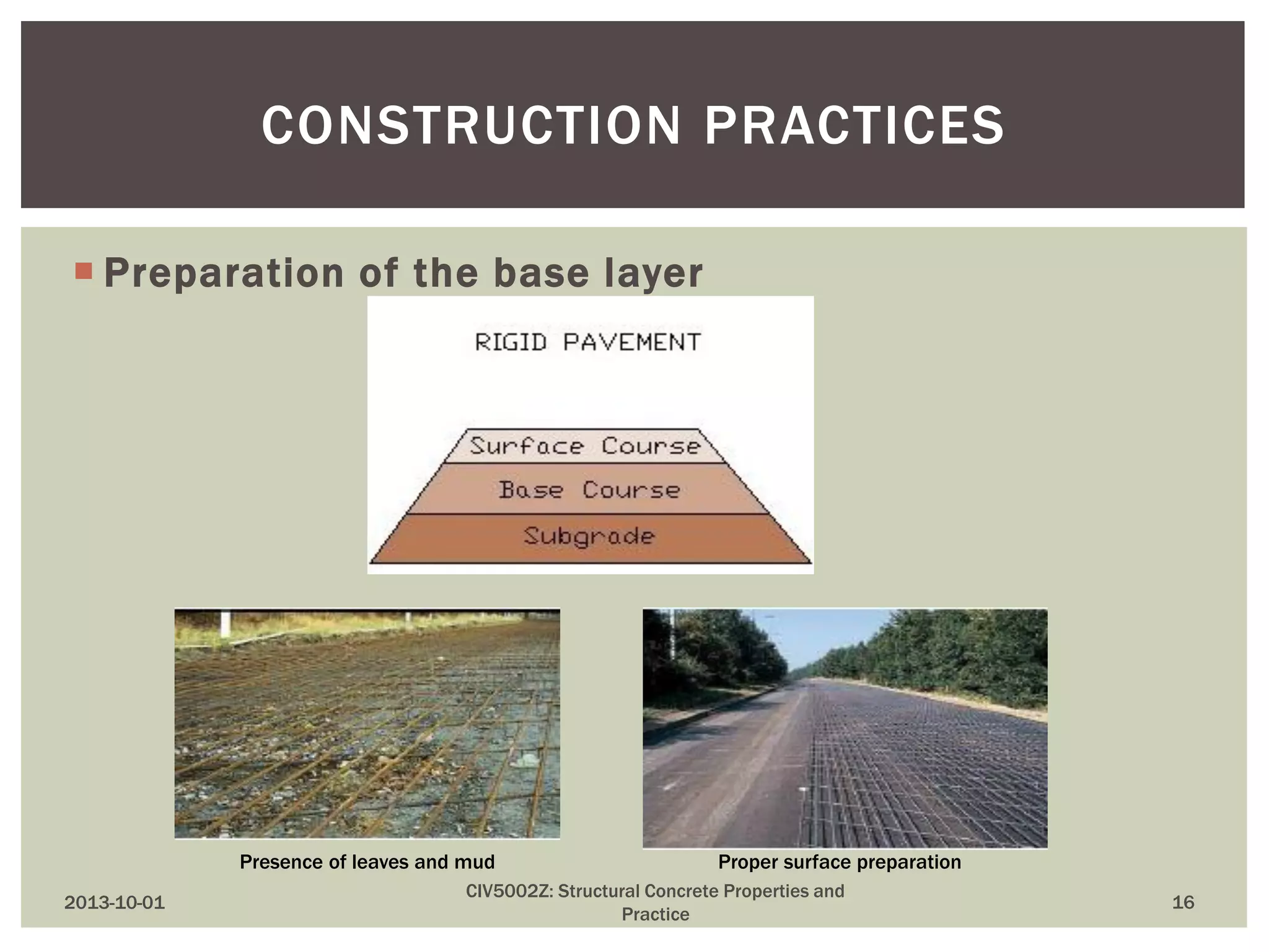 Design and construction of concrete roads | PDF