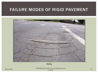 Design and construction of concrete roads | PDF