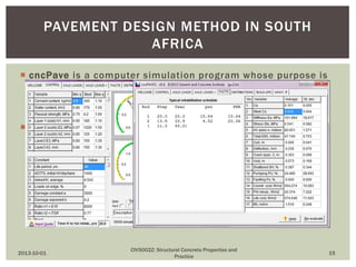 Design and construction of concrete roads | PDF