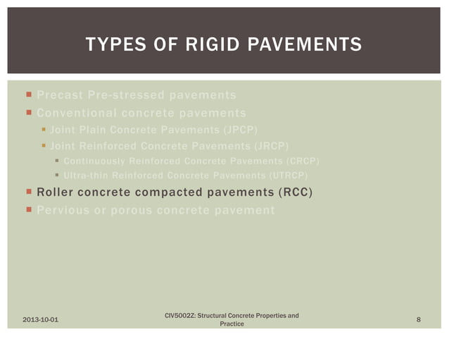 Design and construction of concrete roads | PDF | Civil Engineering ...