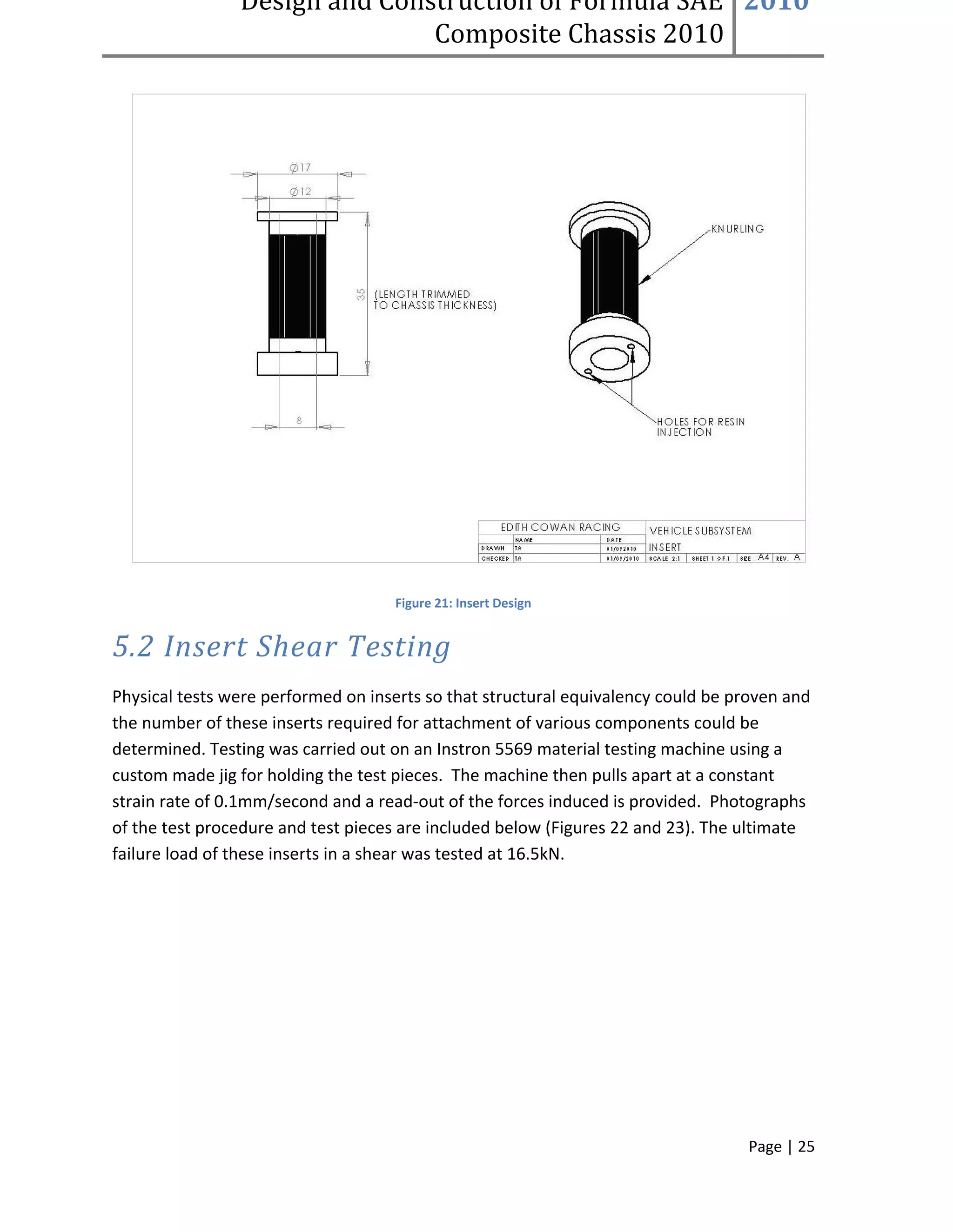 Design and construction of formula sae | PDF