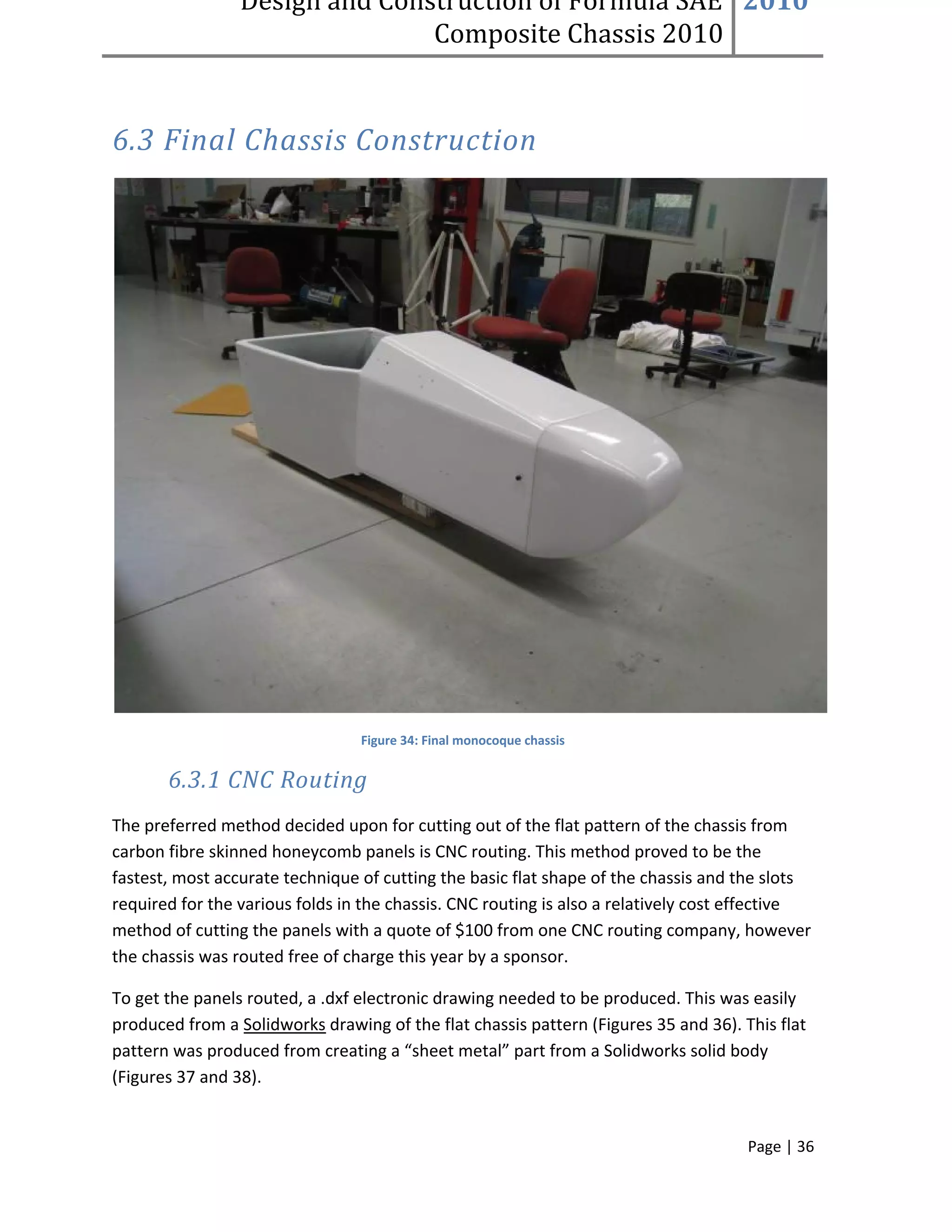 Design and construction of formula sae | PDF