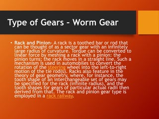 Design and construction of gear1 | PPTX