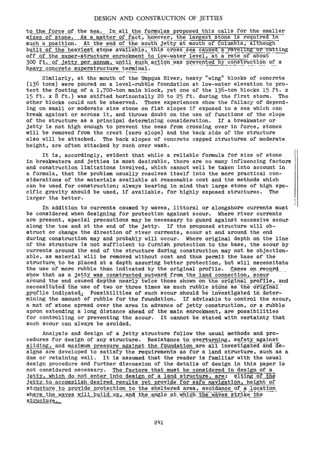 Design and Construction of Jetties | PDF | Geography | Science